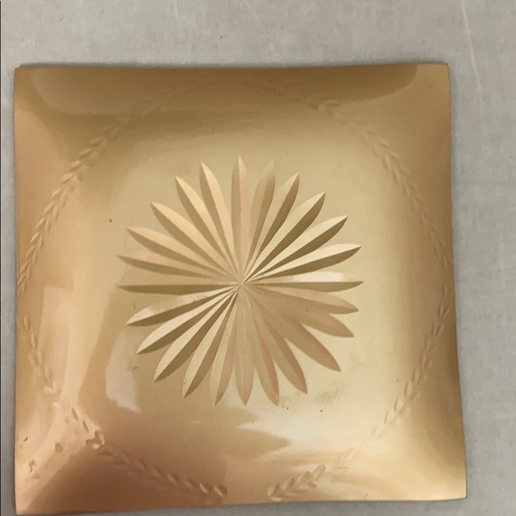 Dining | Gold Glass Serving Platter | Poshmark